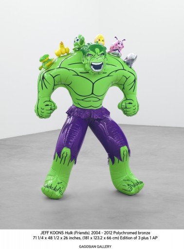 Jeff Koons Presents Hulk Elvis at Gagosian Gallery | TWELV MAGAZINE